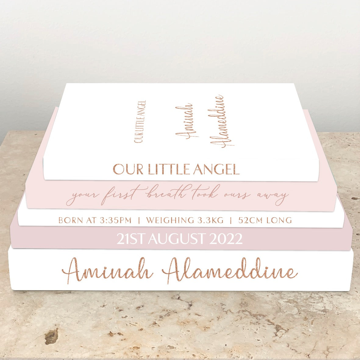 Birth Books - Girl – Perfect Print Co